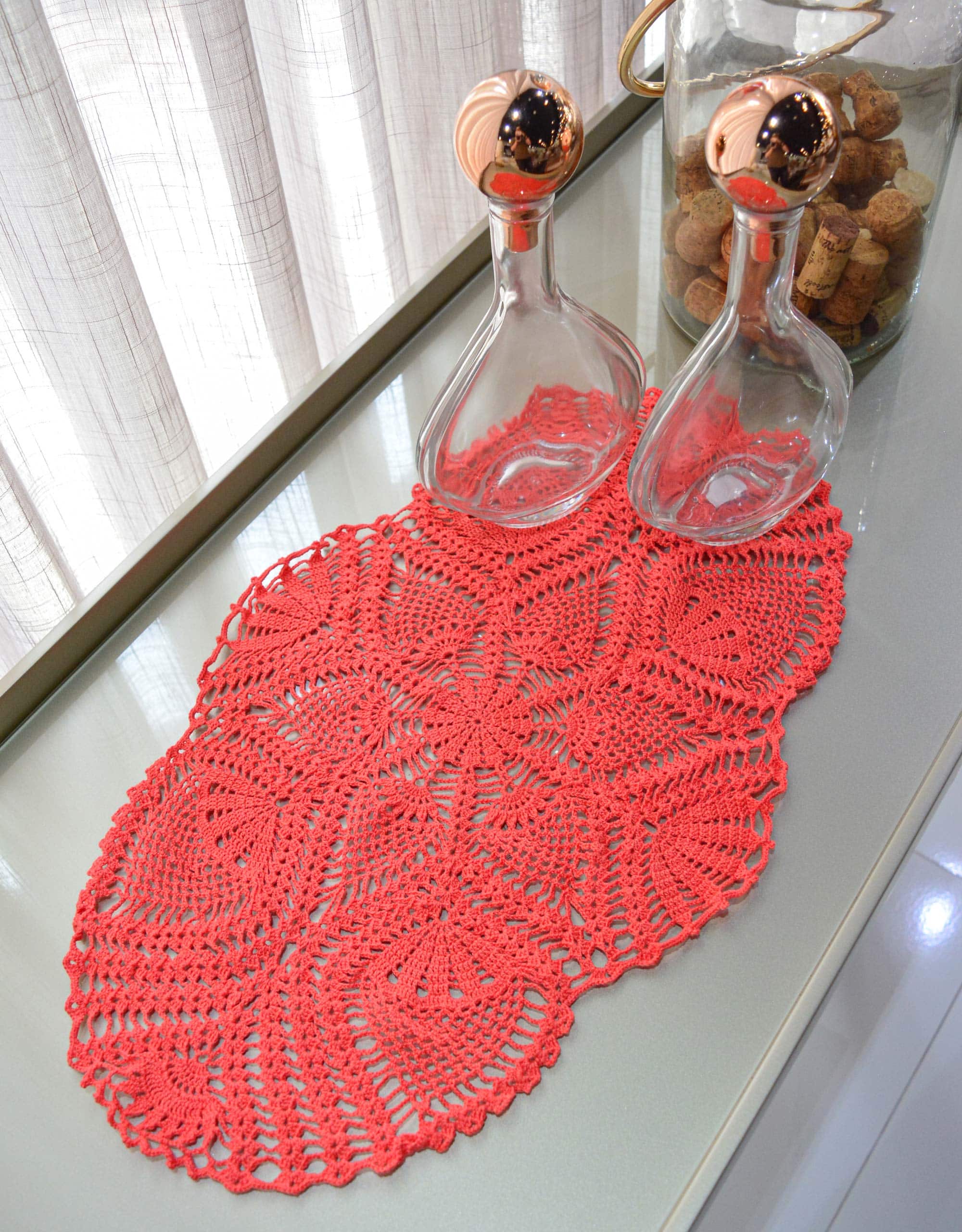 Caminhos de Mesa em Crochê: 20 Modelos Lindíssimos com Gráfico