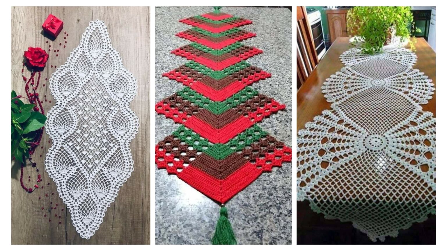 30 Trilhos de Mesa de Crochê Simples e Fácil: Adicione Charme à Sua Casa