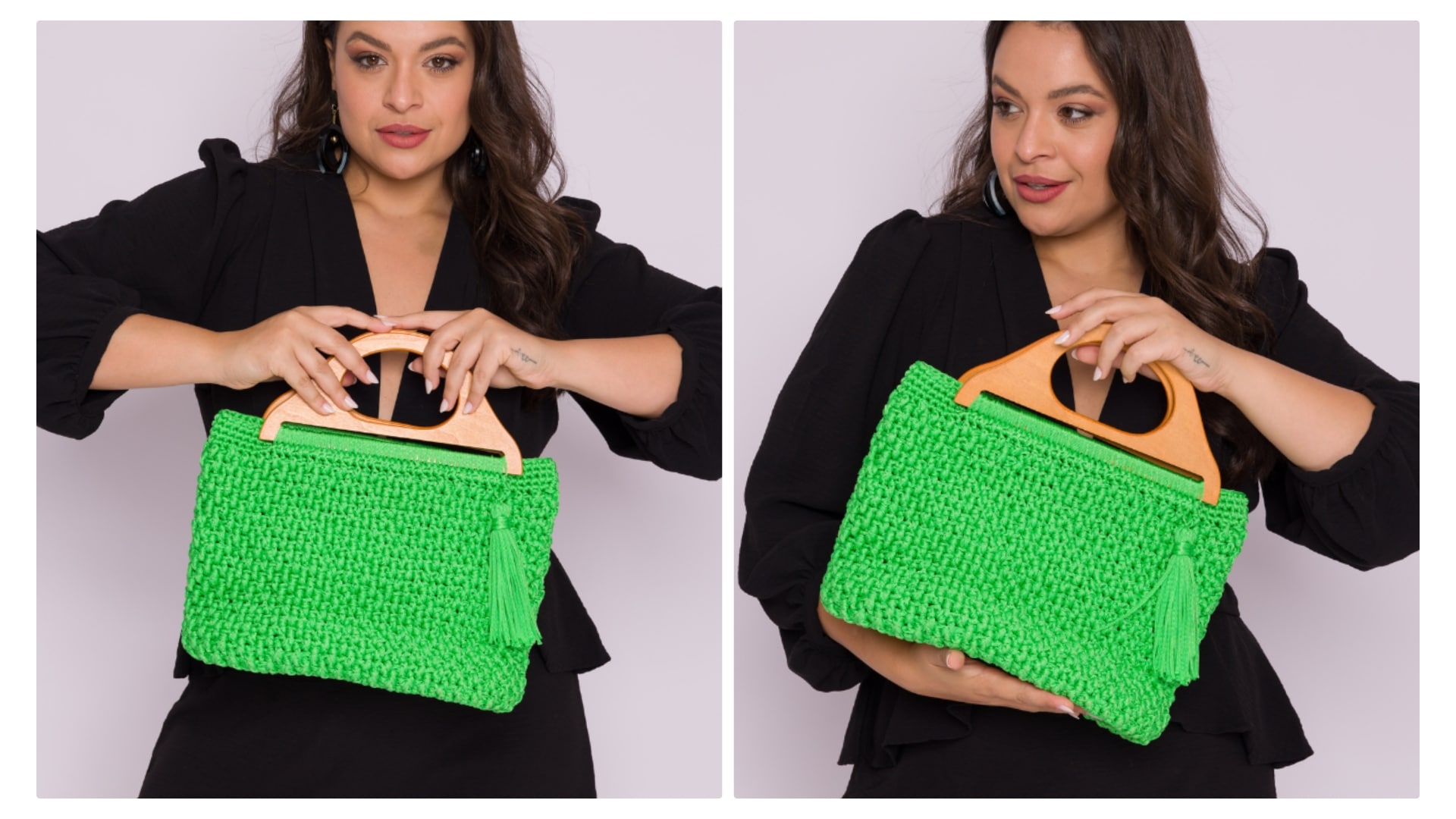 Faça a Linda Bolsa de Crochê Náutico Neon