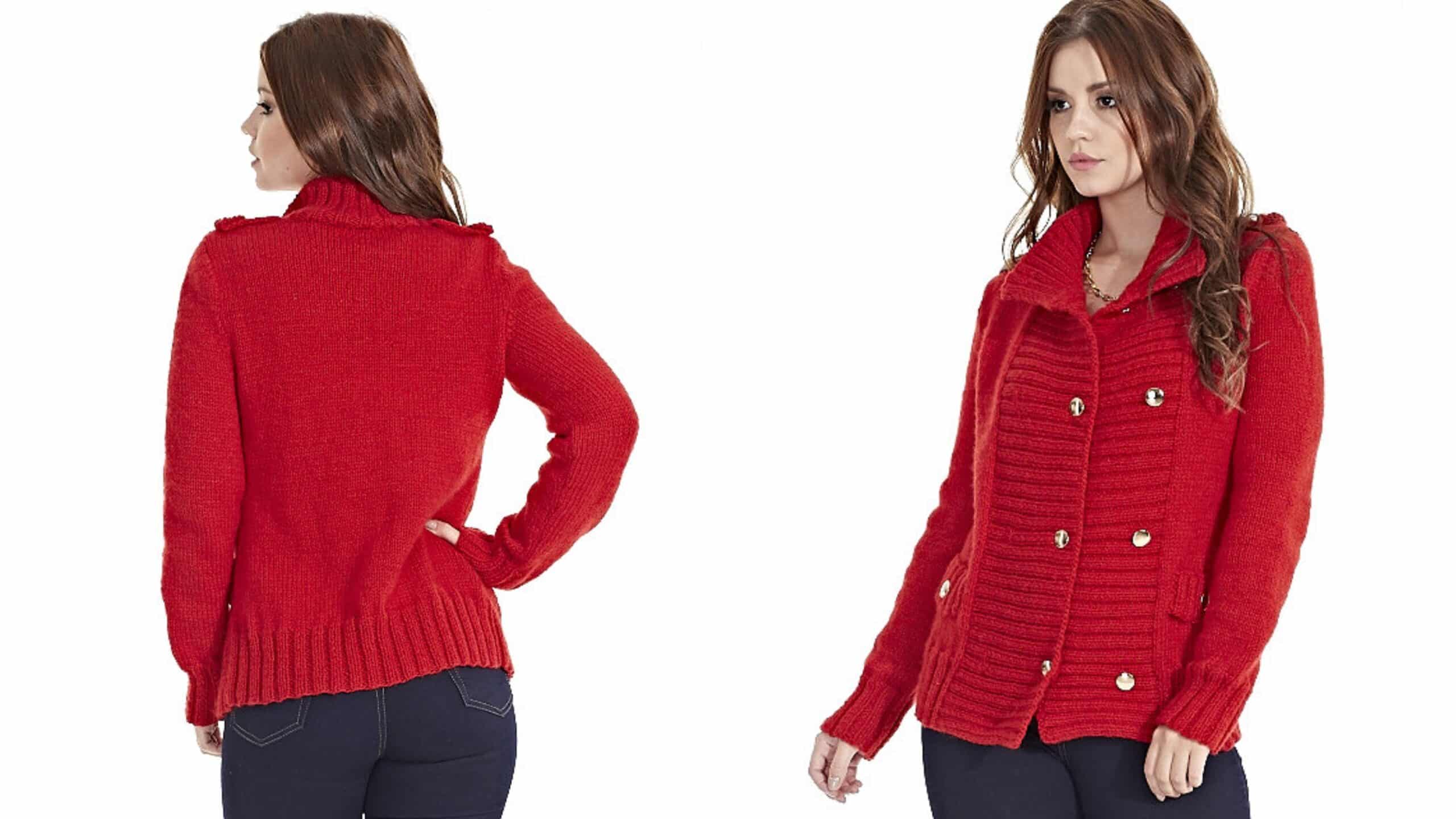 Casaco de Tricô Paixão: Passo a passo