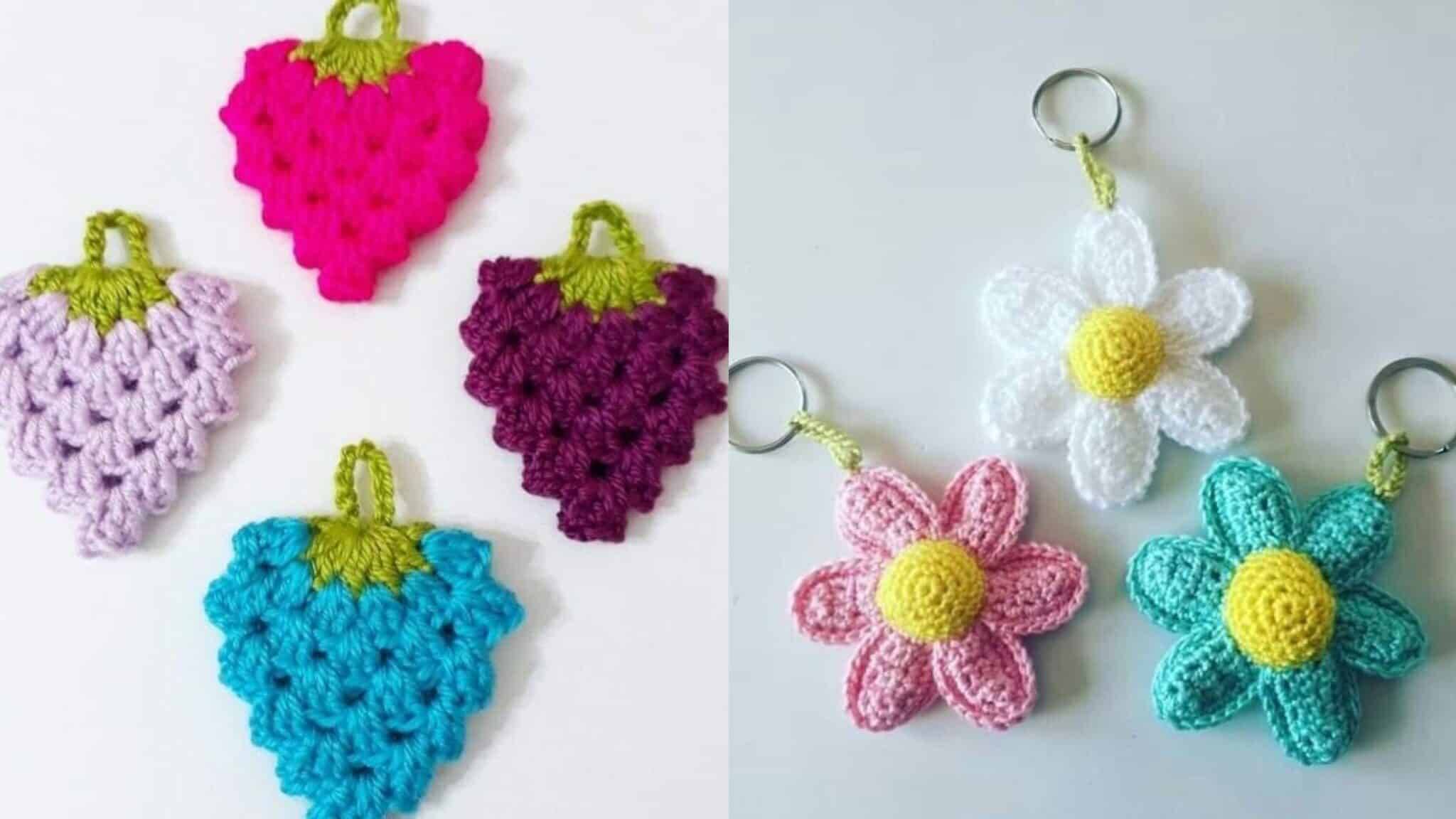 Chaveiros de Crochê: 28 Sugestões para Vender e Lucrar