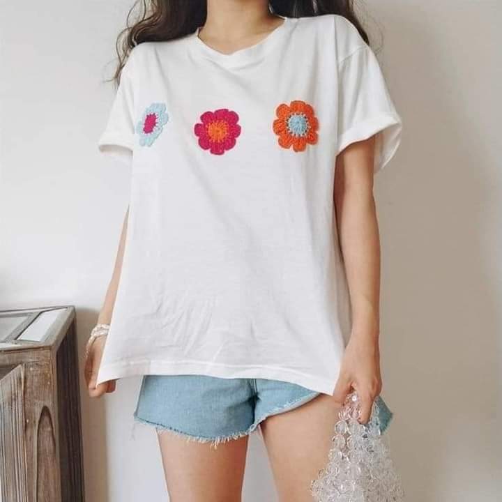 Diy: 50 Ideias de Customização de Camisetas com Crochê