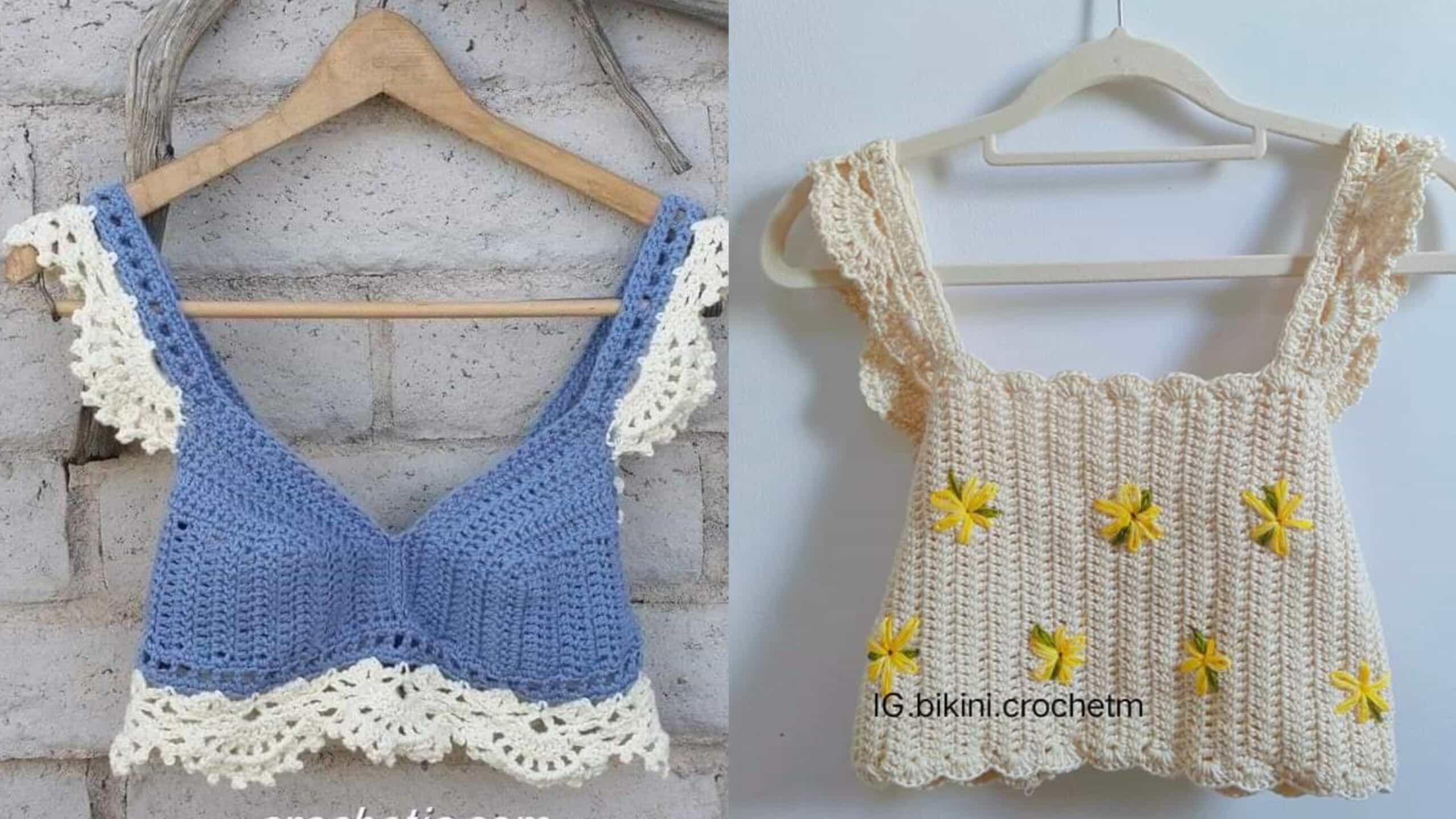 50 Croppeds de Crochê: Inspirações Lindas e Fáceis