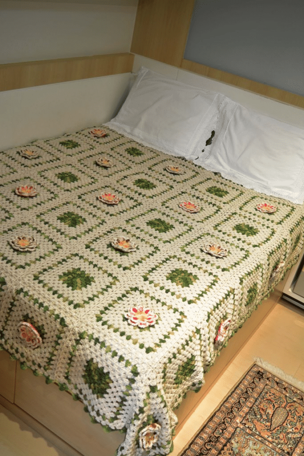 35 Colchas de Crochê: Inspirações e Gráficos Parte 1