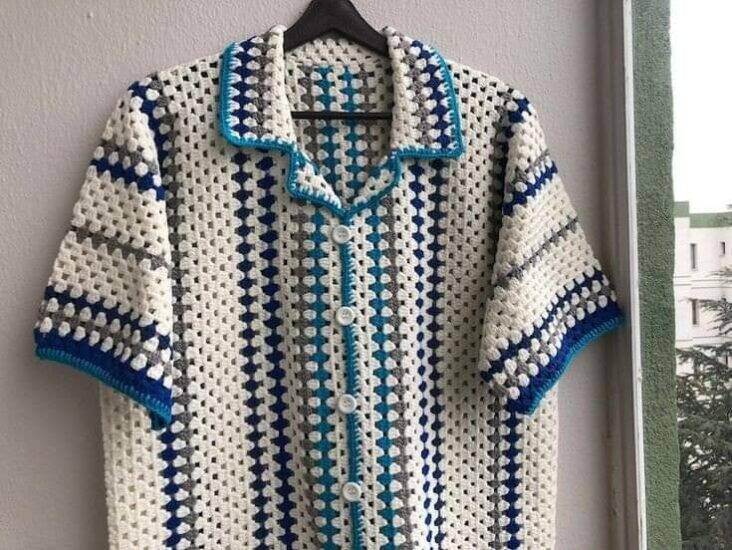 Crochê para Homens: 20 Camisas - Ideias para Te Inspirar Parte 1