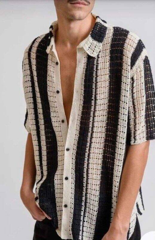 Crochê para Homens: 20 Camisas - Ideias para Te Inspirar Parte 2