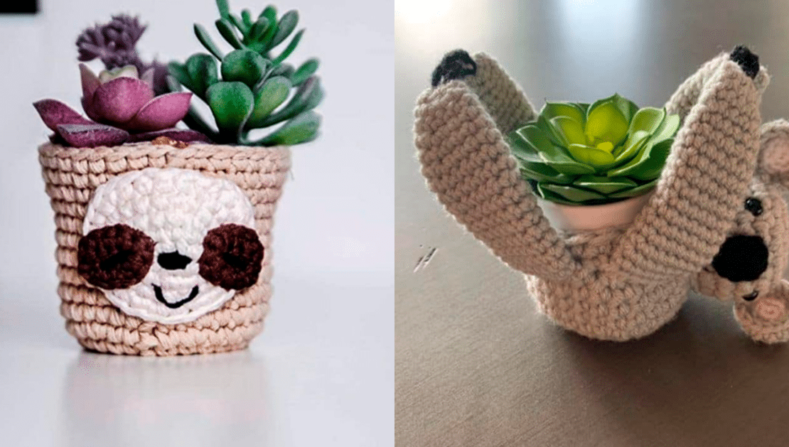 Cachepô em Crochê para Suculentas : Inspirações Fofas para Inovar Sua Decór