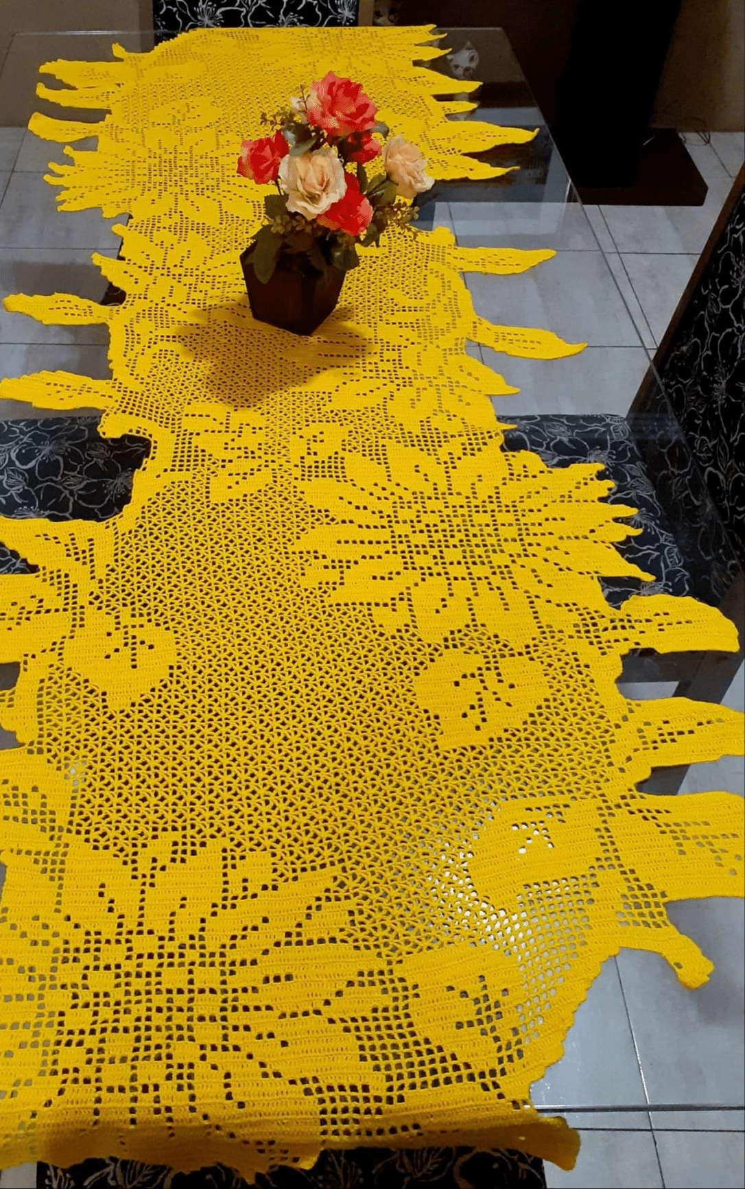 20 Caminhos de Mesa de Crochê com Gráficos Grátis Para Baixar Pt 2