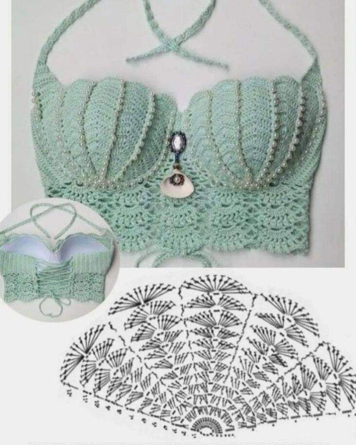 Croppeds de Crochê com Gráficos Sensacionais: Parte 2