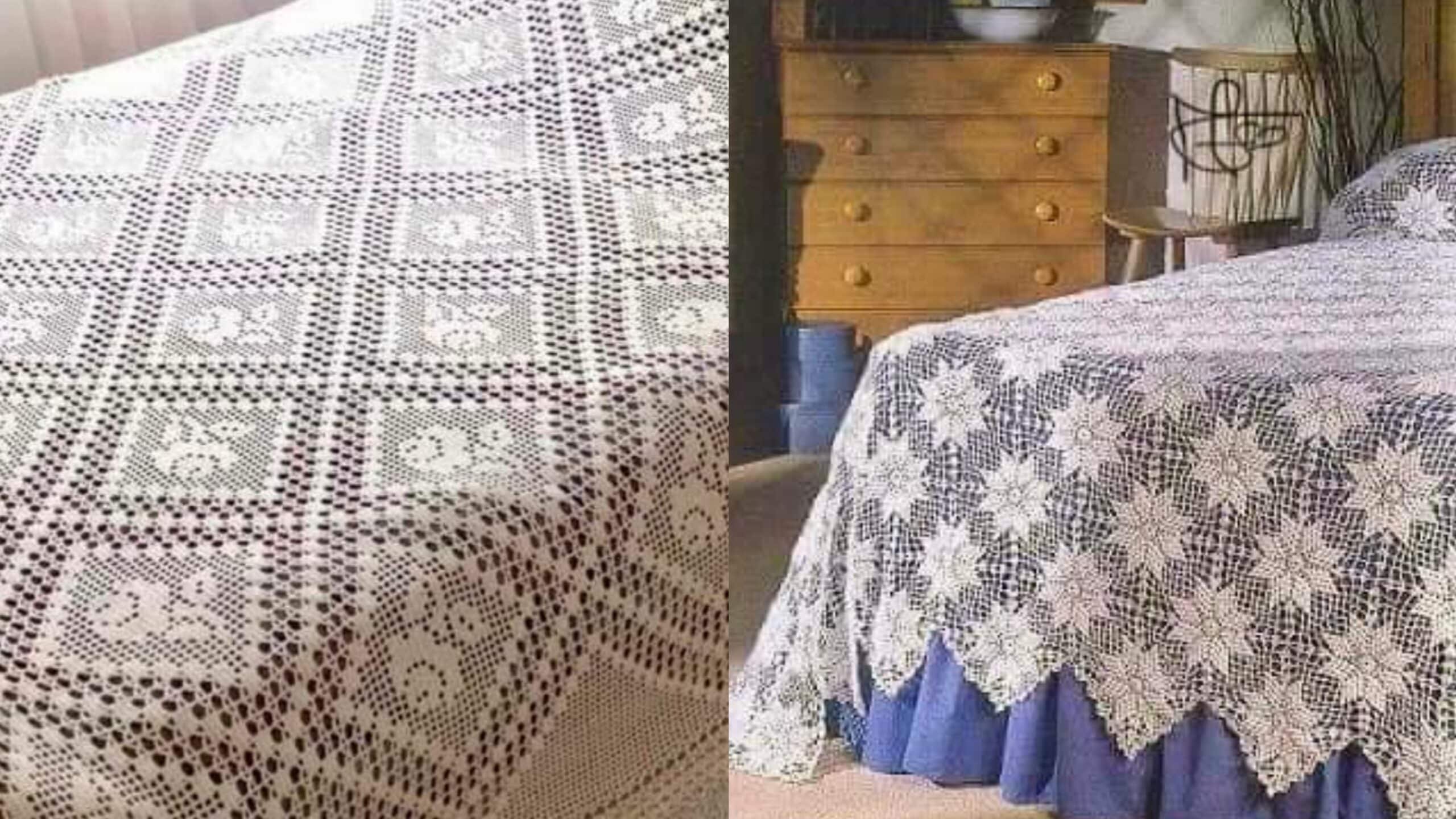 Colchas de Crochê Lindas e Modernas com Gráficos