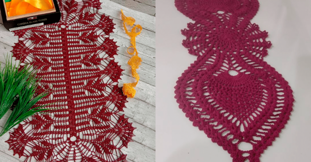 Trilhos de Mesa em Crochê para Uma Mesa Elegante Pt 1