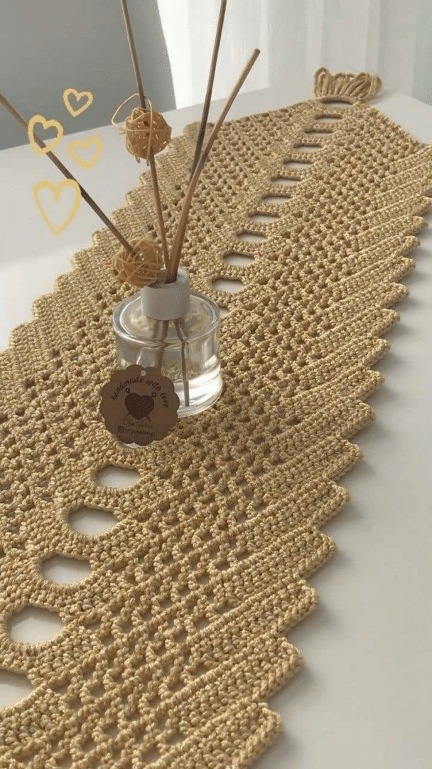 Caminhos de Mesa em Crochê Espiral E Mais Sensacionais