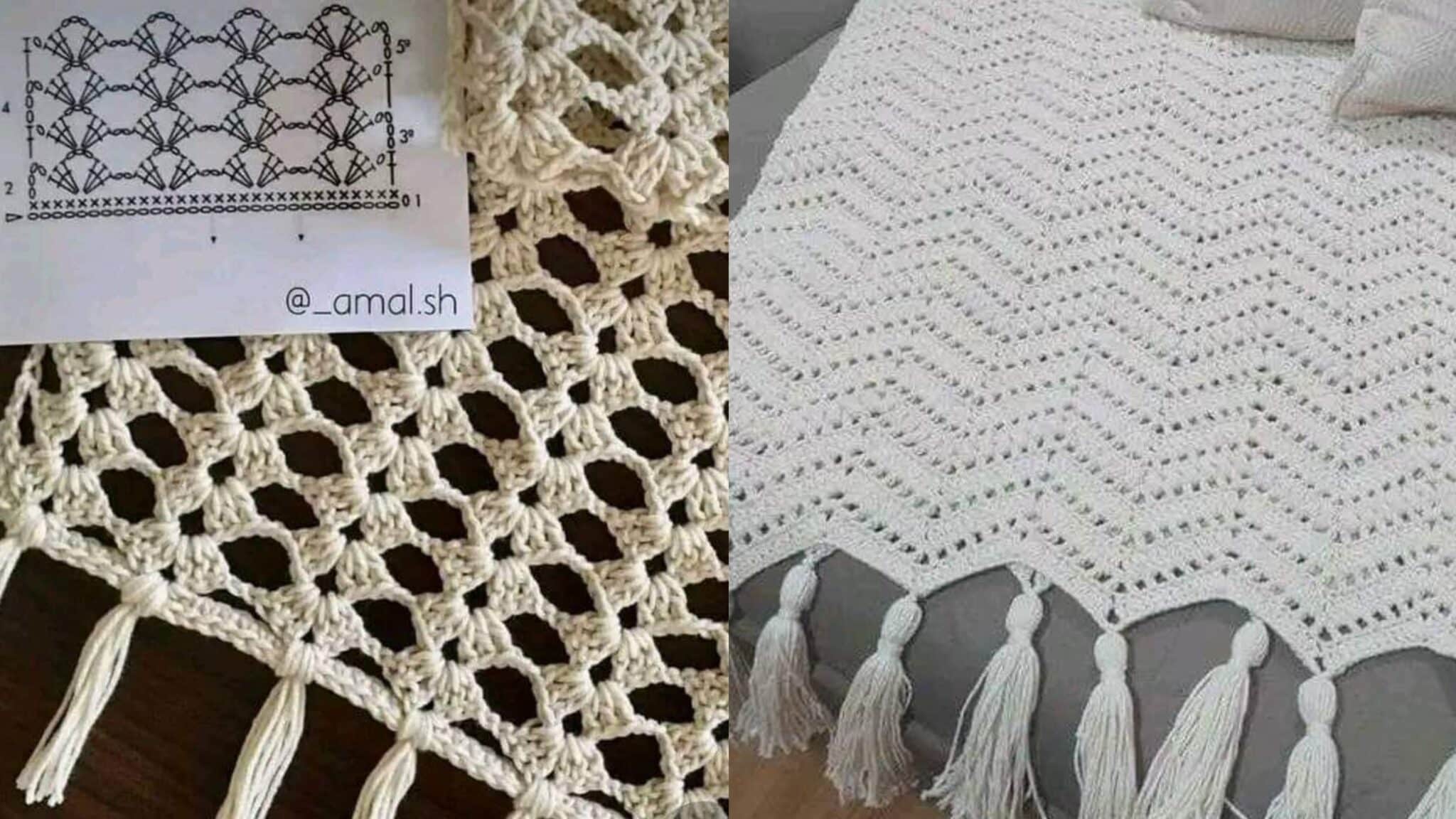 Lindos Trilhos de Mesa em Crochê Fáceis com Gráficos