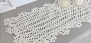 Lindos Trilhos de Mesa em Crochê Fáceis com Gráficos