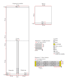 Receita Completa com Gráficos: Quimono em Tricô Rendado