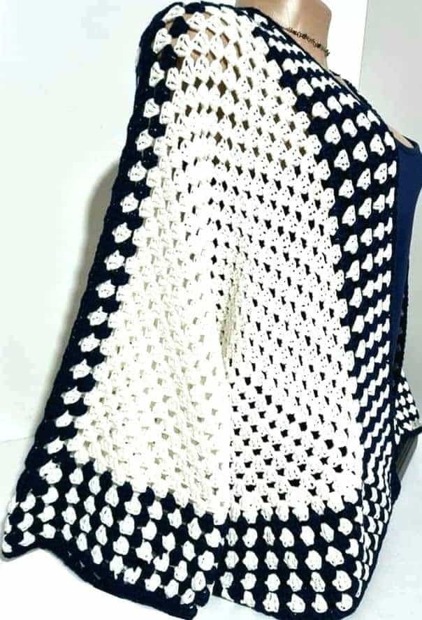 Faça Fácil com Retângulos - Casacos de Crochê para Iniciantes - Simples ...