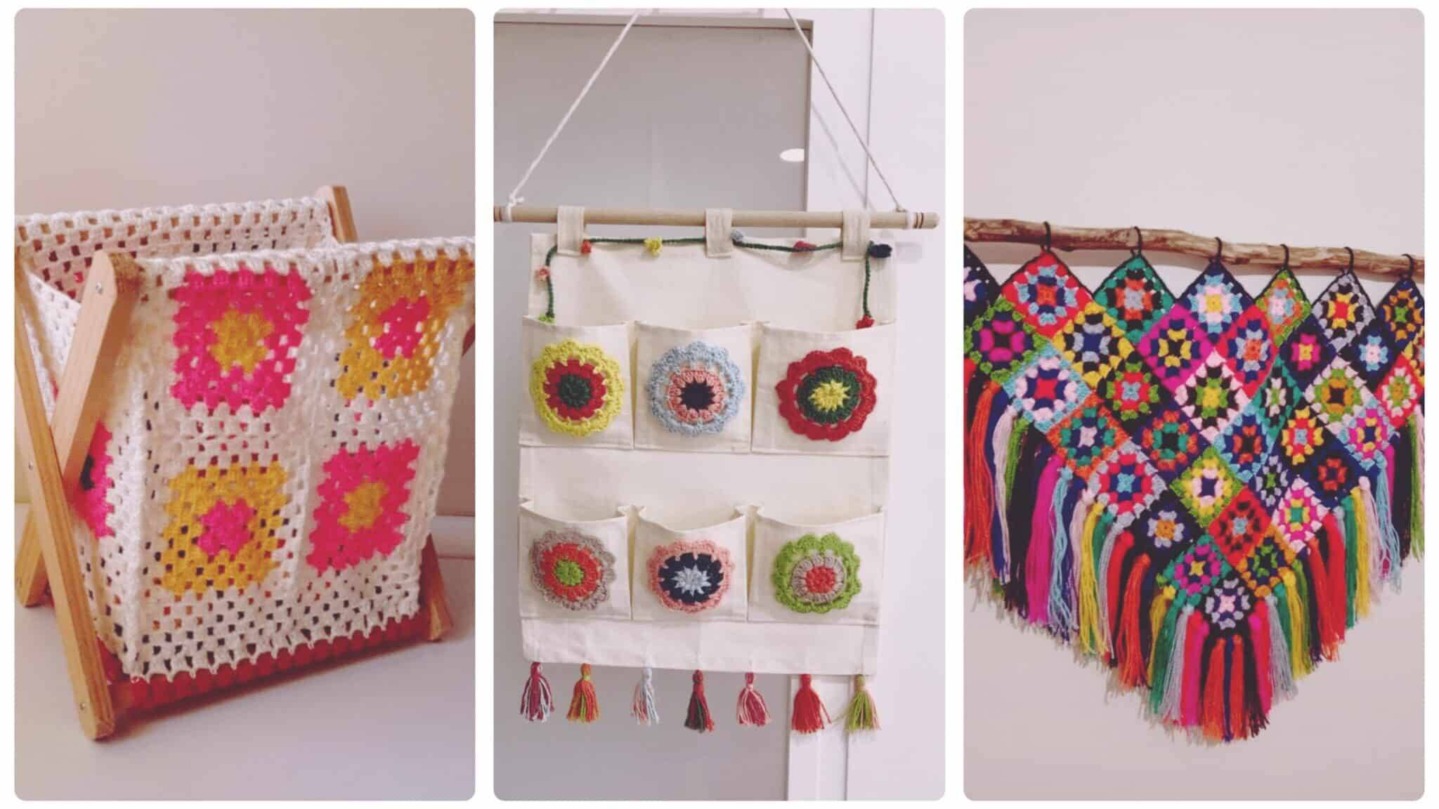 Diy Crochê Moderno - 38 Ideias Criativas e Aprenda Fazer Enfeite de ...