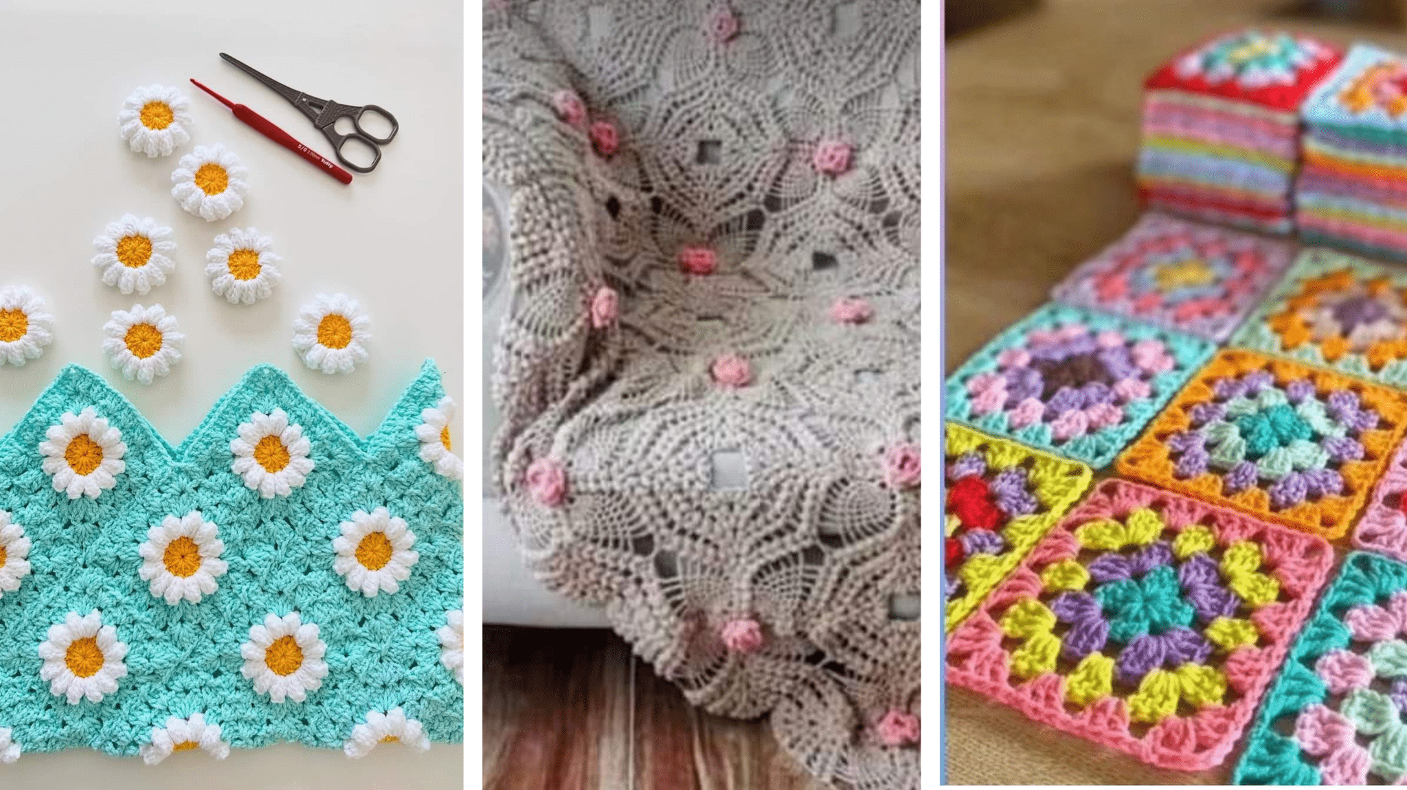 Mantas de Crochê com Squares: Tradição e Criatividade em Cada Ponto