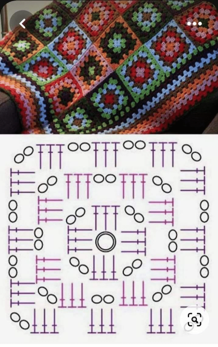 Lindos Modelos de Squares de Crochê para Mantas!Comece a Sua Agora