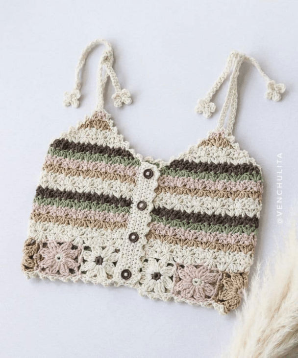 20 Croppeds de Crochê: Inspirações para Criar seu Próprio Ateliê de ...