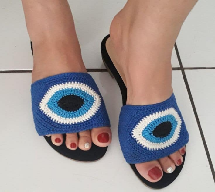 Crochê Artesanal de Alta Qualidade: 28 Chinelos Customizados com Crochê!
