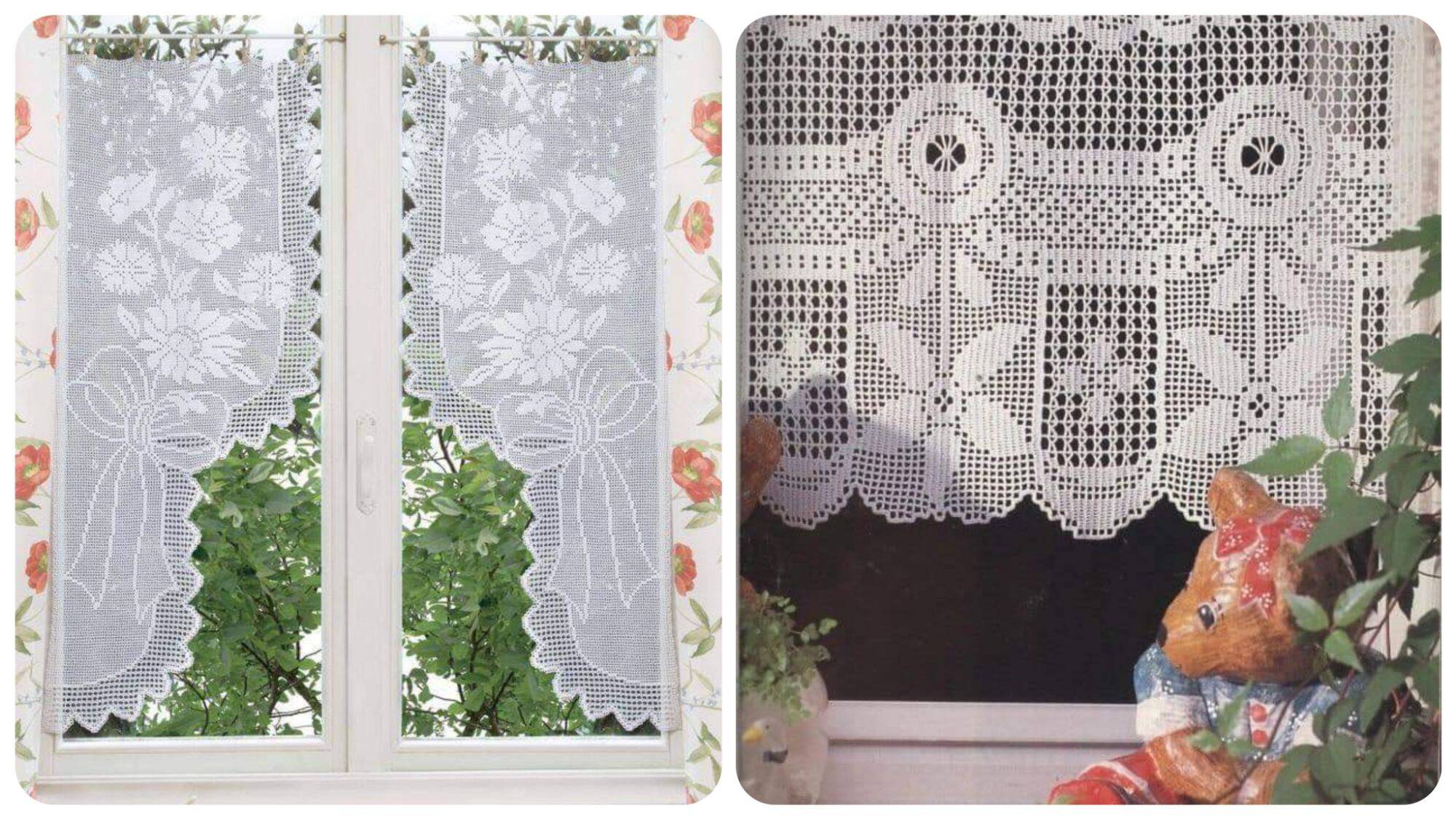 Gráficos em Crochê Filé para Cortinas: Elegância e Versatilidade
