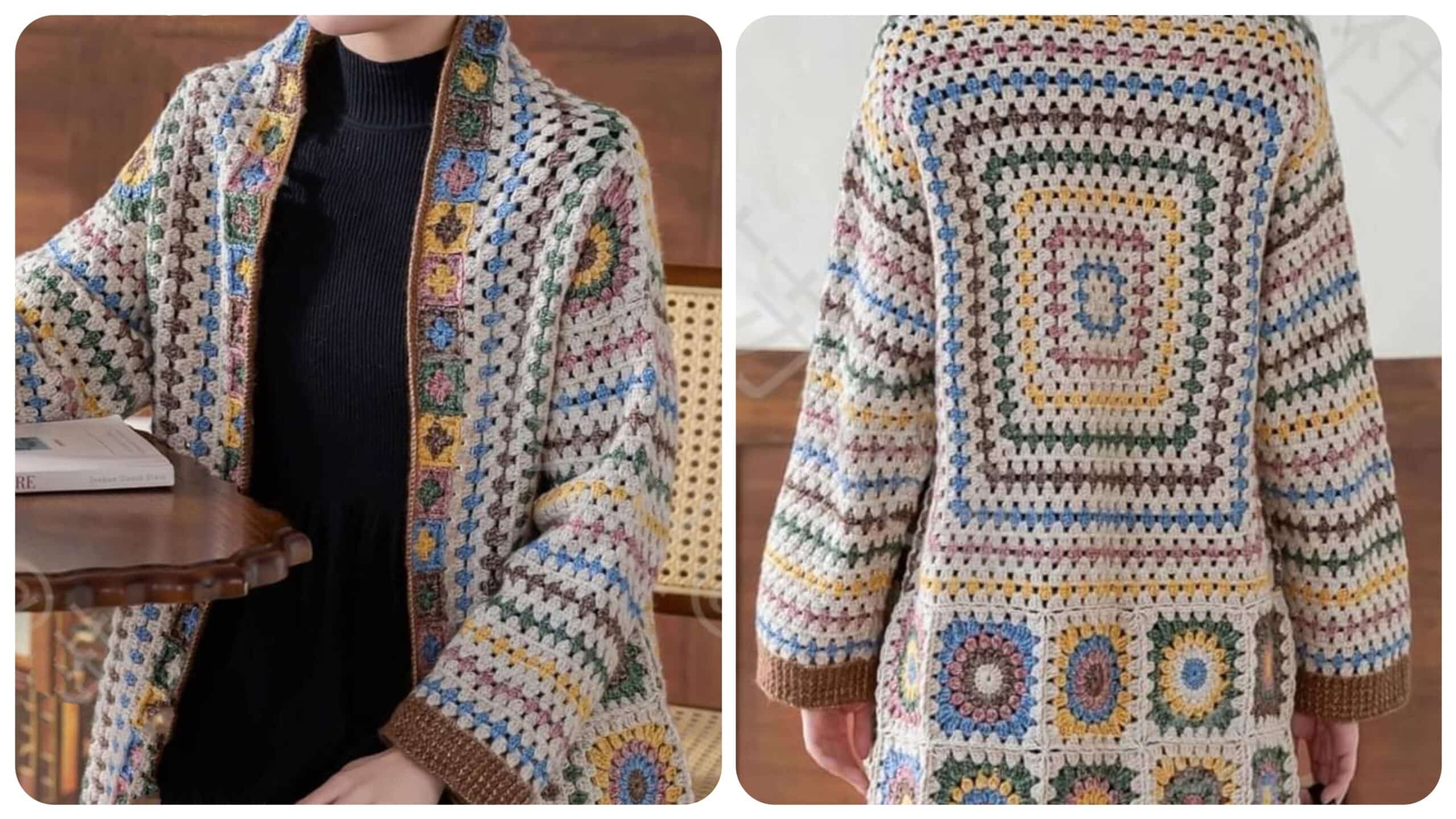 Casaco de Square: Desvendando a Beleza dos Quadrados no Crochê