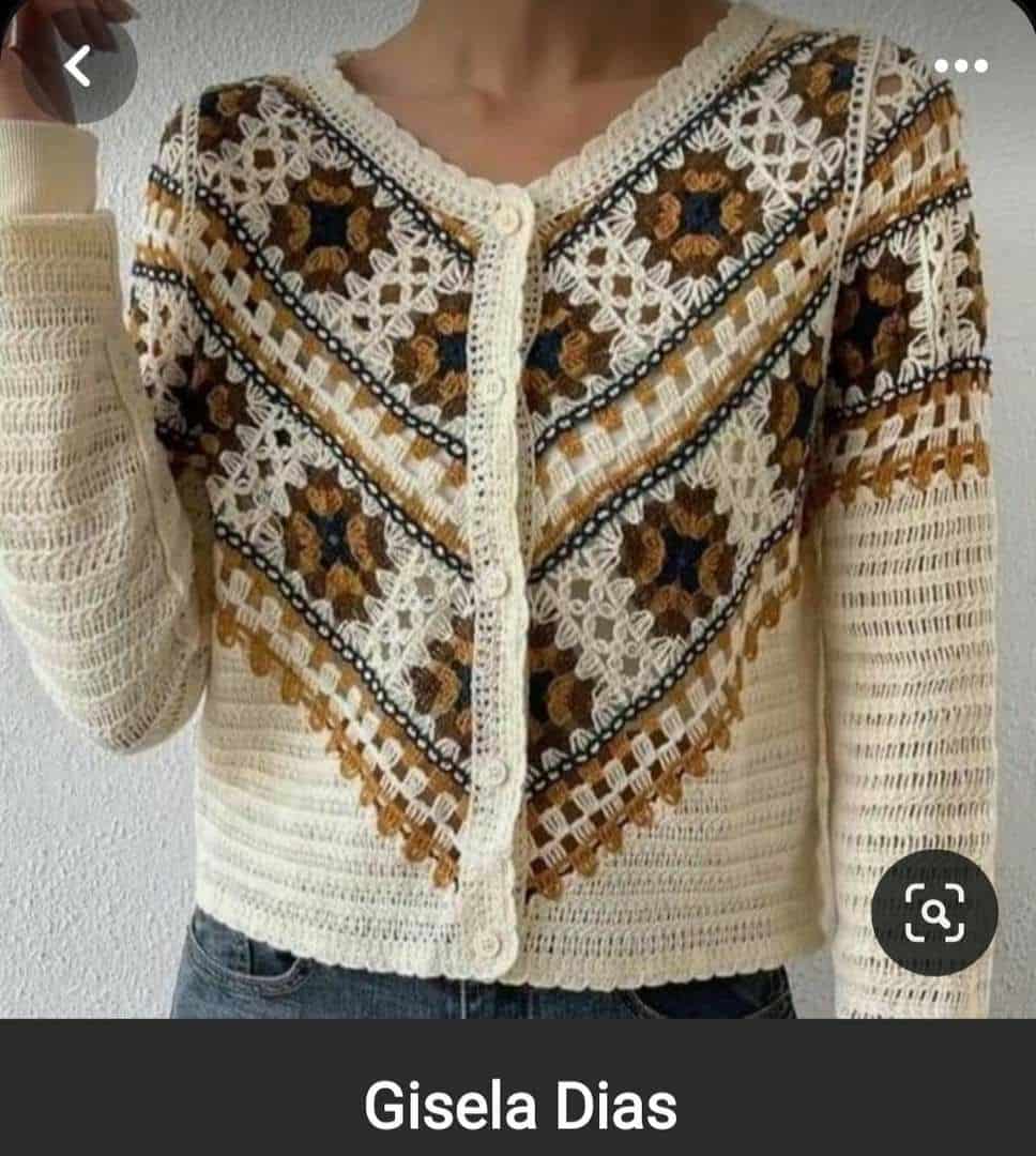 Como Fazer Cardigan de Crochê: Gráficos Detalhados e Dicas de Especialistas