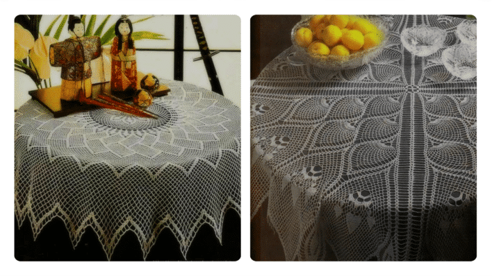 Crochê Vintage: Toalhas de Crochê Redondas para um Estilo Retrô Elegante!