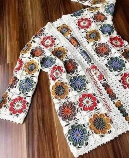 Casacos em Squares de Crochê: Estilo, Criatividade e Sustentabilidade ...