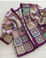 Casacos em Squares de Crochê: Estilo, Criatividade e Sustentabilidade ...