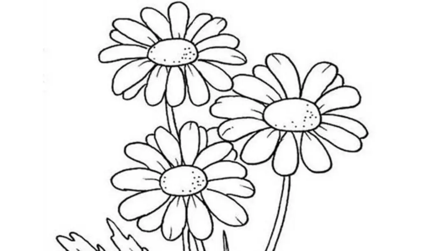 Enfeite Tudo com Flores: Moldes de Margarida para Imprimir