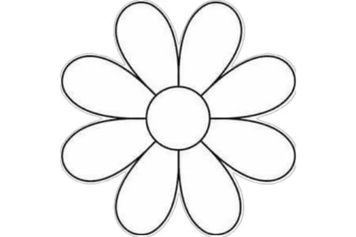 Enfeite Tudo com Flores: Moldes de Margarida para Imprimir