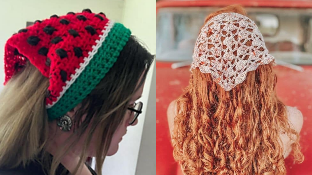Bandanas de Crochê: Uma Incrível Ideia de Crochê Criativo