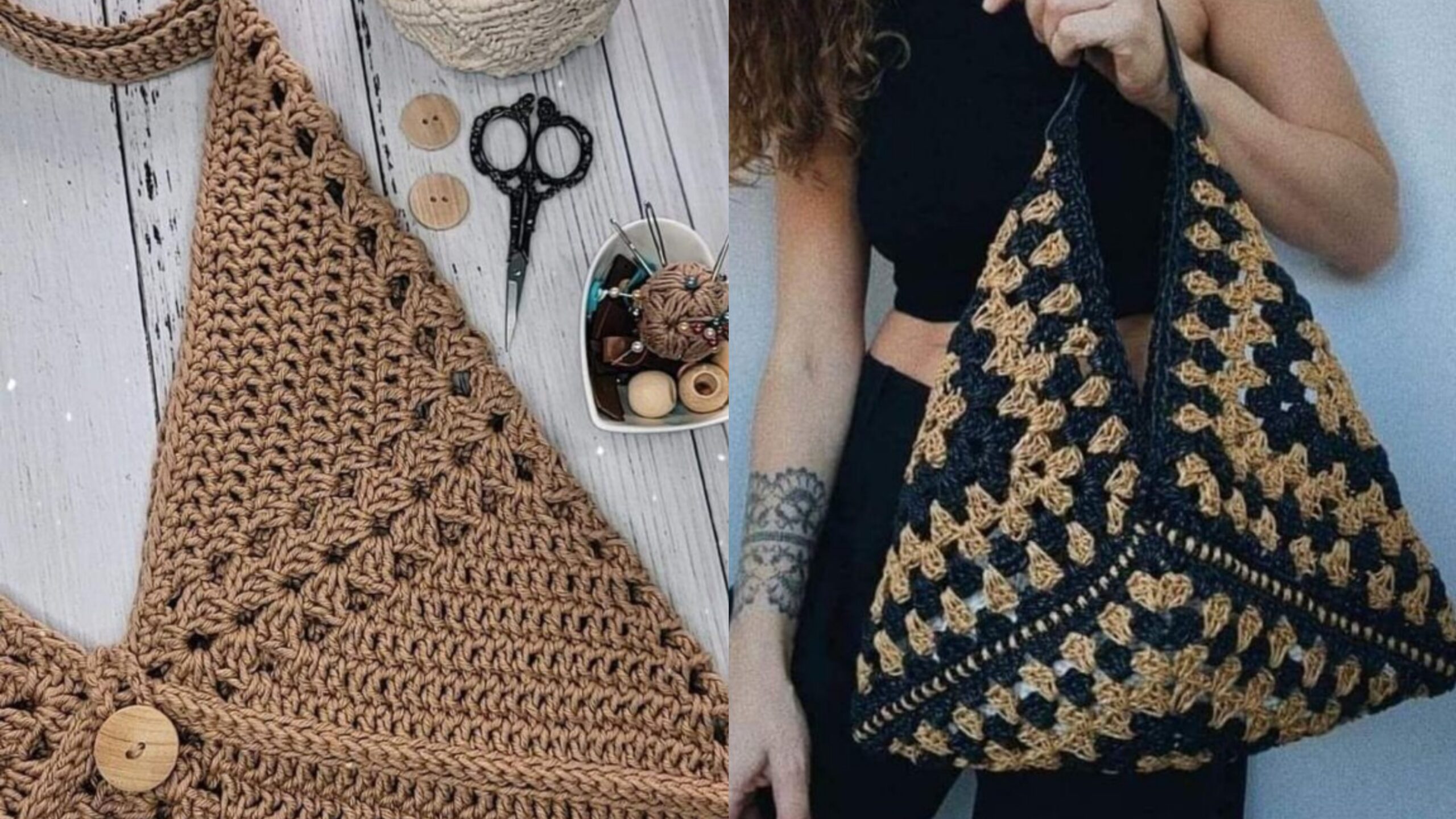 26 Bolsas de Crochê Bonitas e Fáceis: Transforme Fios em Estilo e Oportunidade!