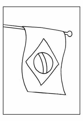 Moldes da Bandeira do Brasil: Enfeite seu 7 de Setembro