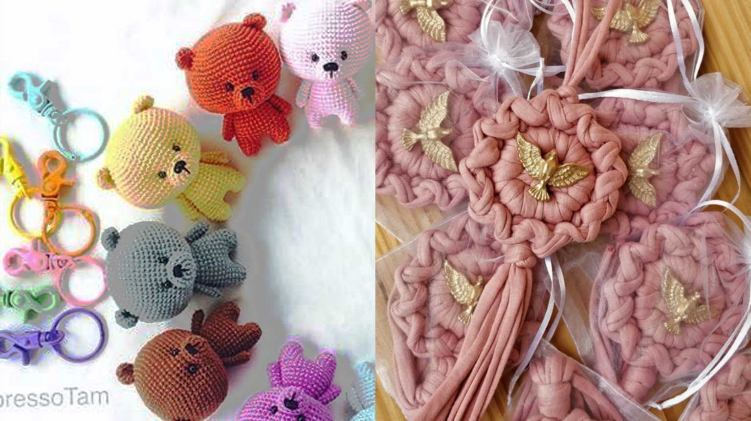 Lembrancinhas de Crochê Criativo: Encante seus Convidados com Toques ...