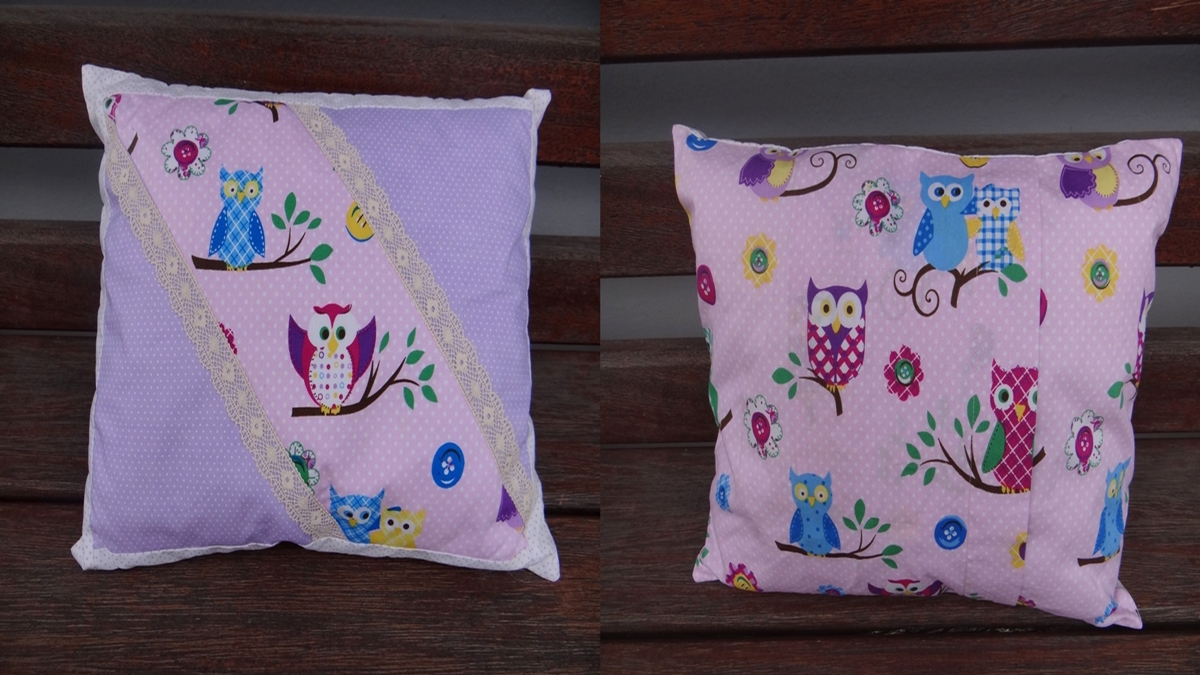 Fronha de Coruja em Patchwork: Aprenda a Fazer a Sua!