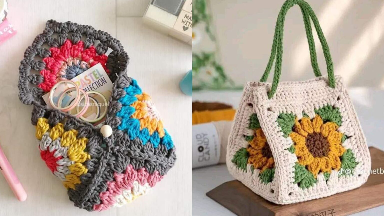 26 Bolsas de Crochê Simples e Fáceis: Um Guia para Iniciantes