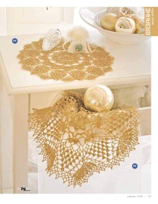 12 Toalhas de Mesa em Crochê: Elegância Artesanal com Gráficos