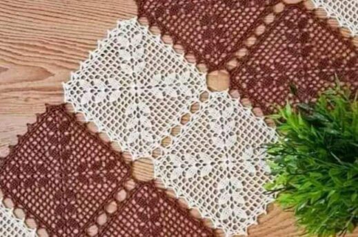 Os Mais Lindos Trilhos de Mesa em Crochê: Gráficos e Tutorial