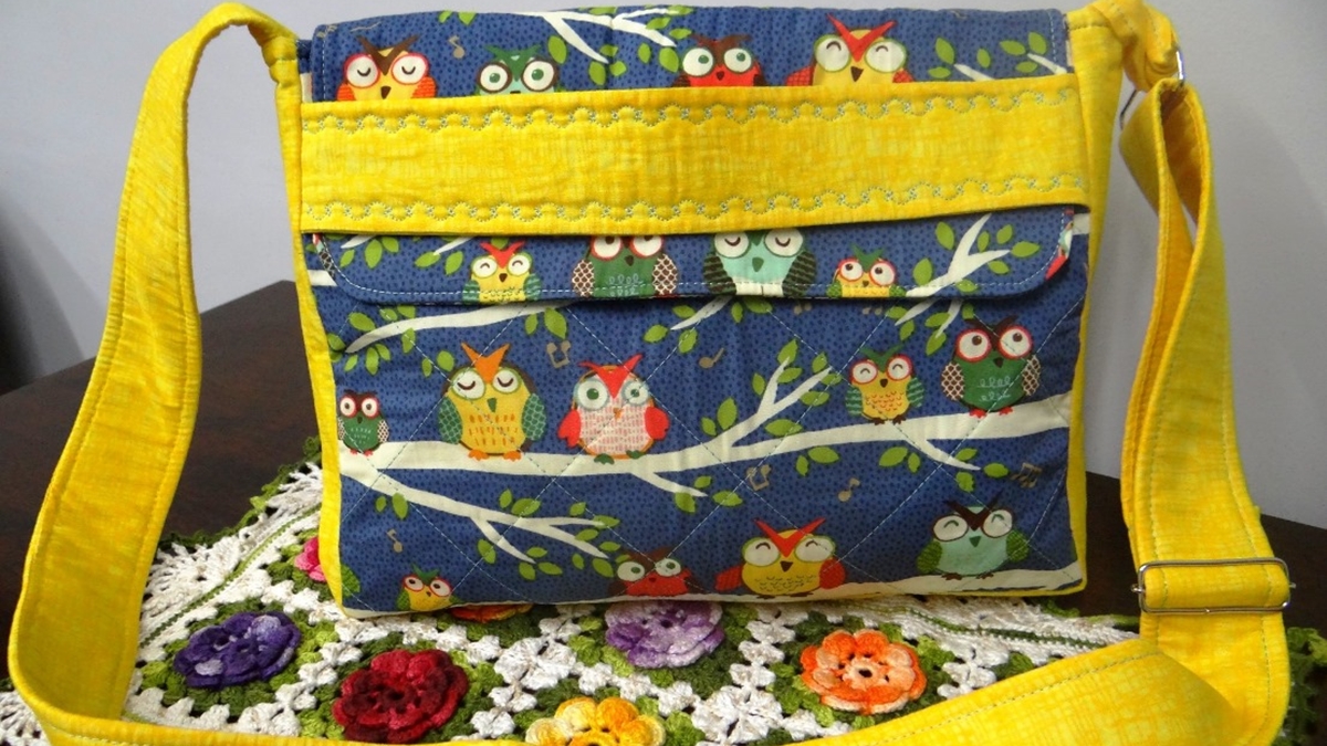 Bolsa Carteiro em Patchwork: Aprenda a Fazer a Sua!