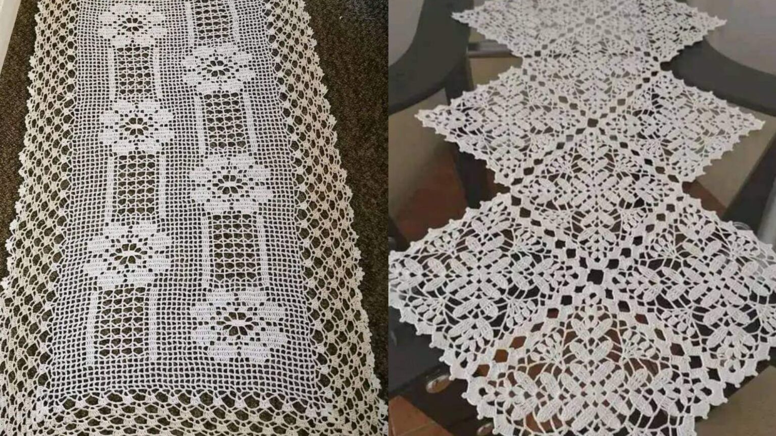 Os Mais Lindos Trilhos de Mesa em Crochê: Gráficos e Tutorial