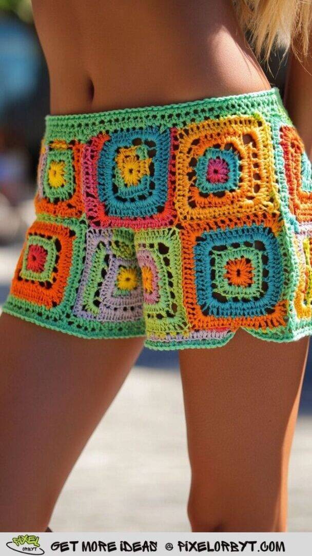 25 Lindos Shorts de Crochê para o Verão: Guia Definitivo com Receita ...