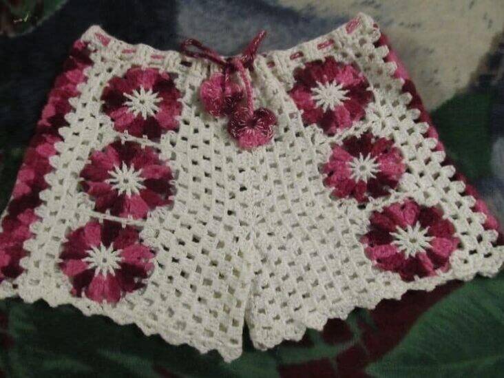 25 shorts de crochê perfeitos para o verão com receita completa para ...