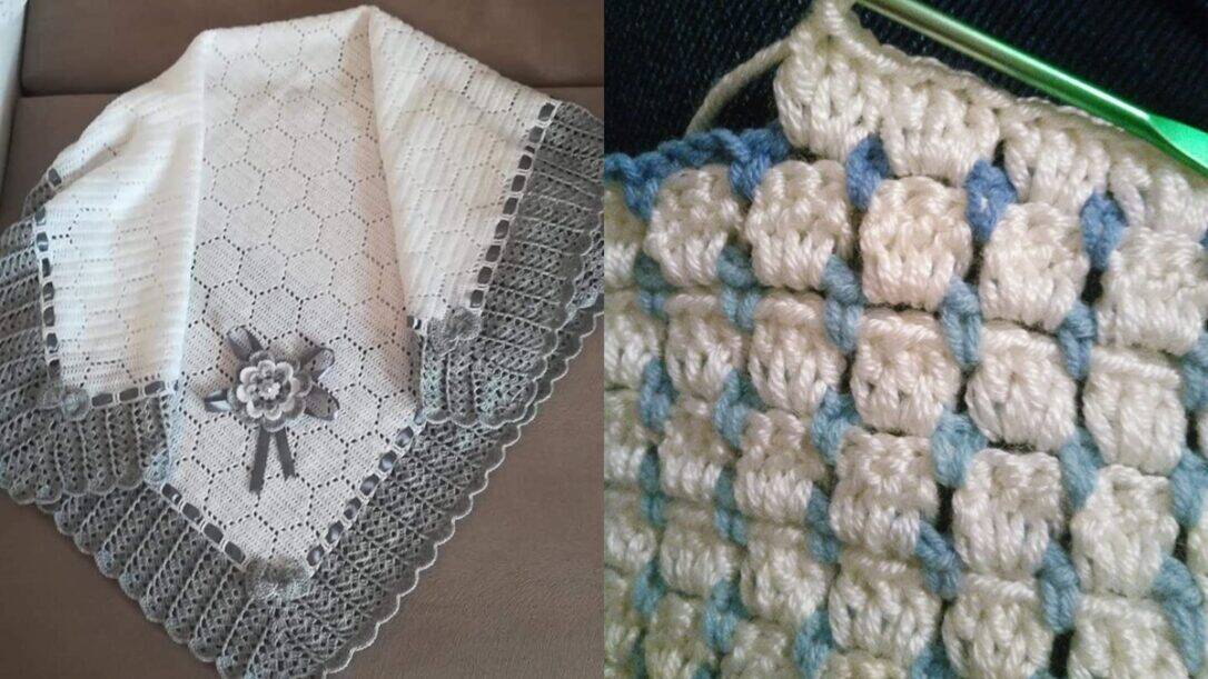 Aprenda a Fazer As Mais Elegantes Mantas de Crochê!