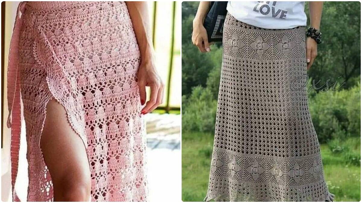 25 Saias de Crochê Lindíssimas com Guia Completo e Passo a Passo!