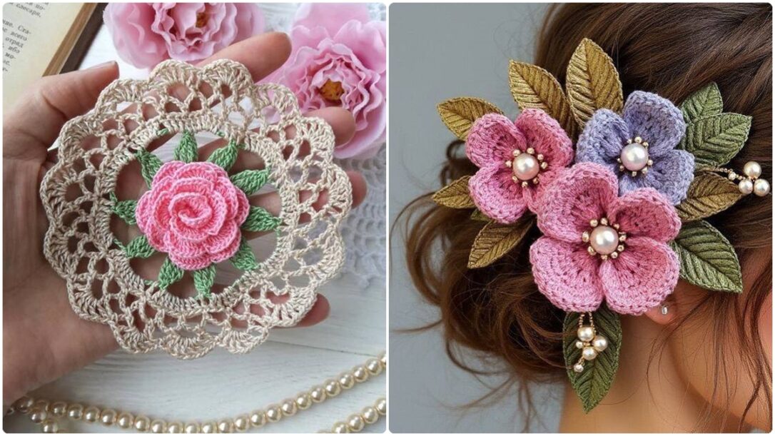 Flores de Crochê: Explore a Beleza Artesanal e Inspire-se com Nosso ...