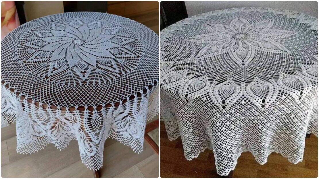 16 Toalhas de Mesa em Crochê com Gráficos: Tradição Atemporal!