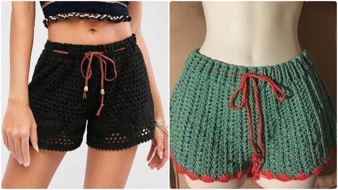 Veja os Mais Lindos Shorts de Crochê para Usar no Verão!